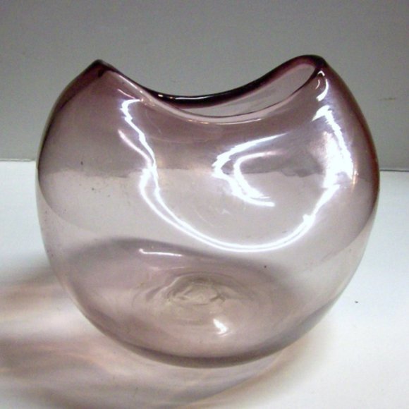 No Brand | Accents | Vintage Plum Glass Vase 8 | Poshmark